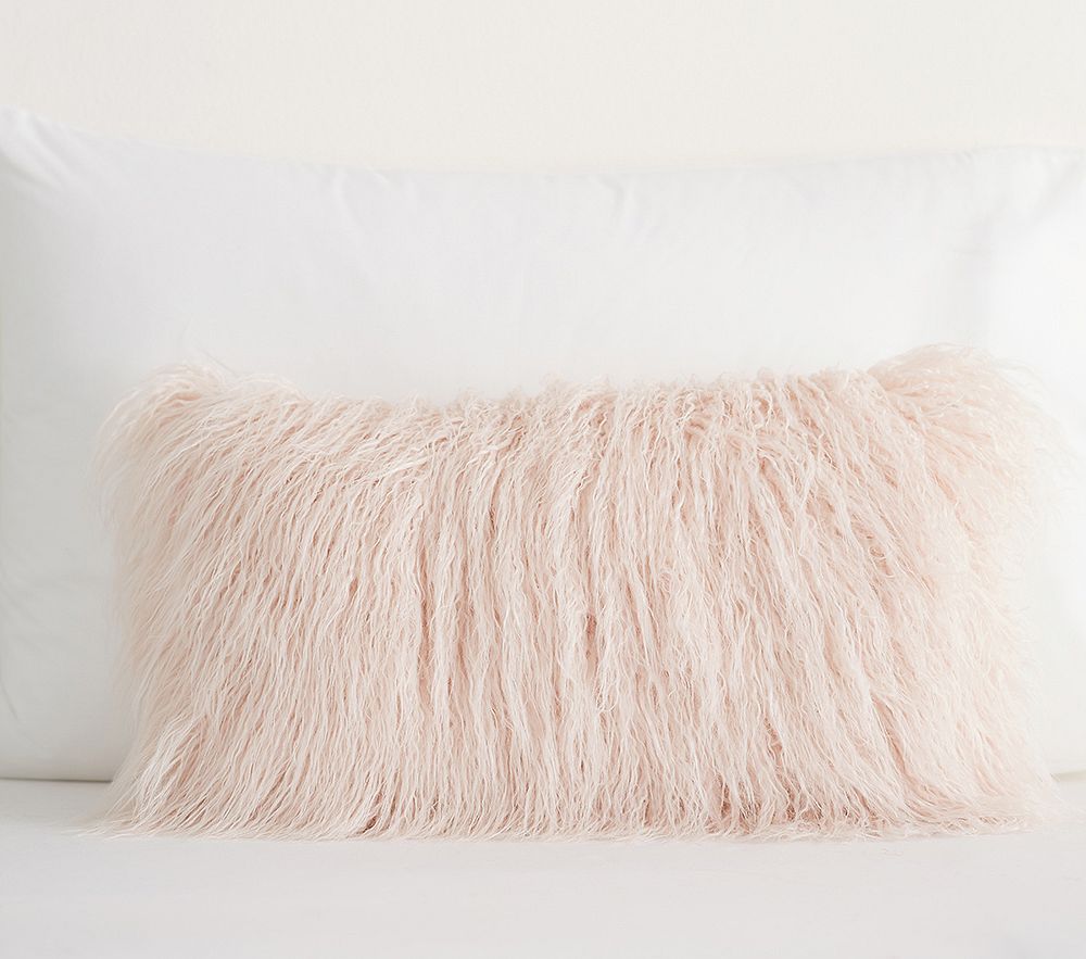Mongolian Faux Fur Kids' Pillow Sham | Pottery Barn Kids