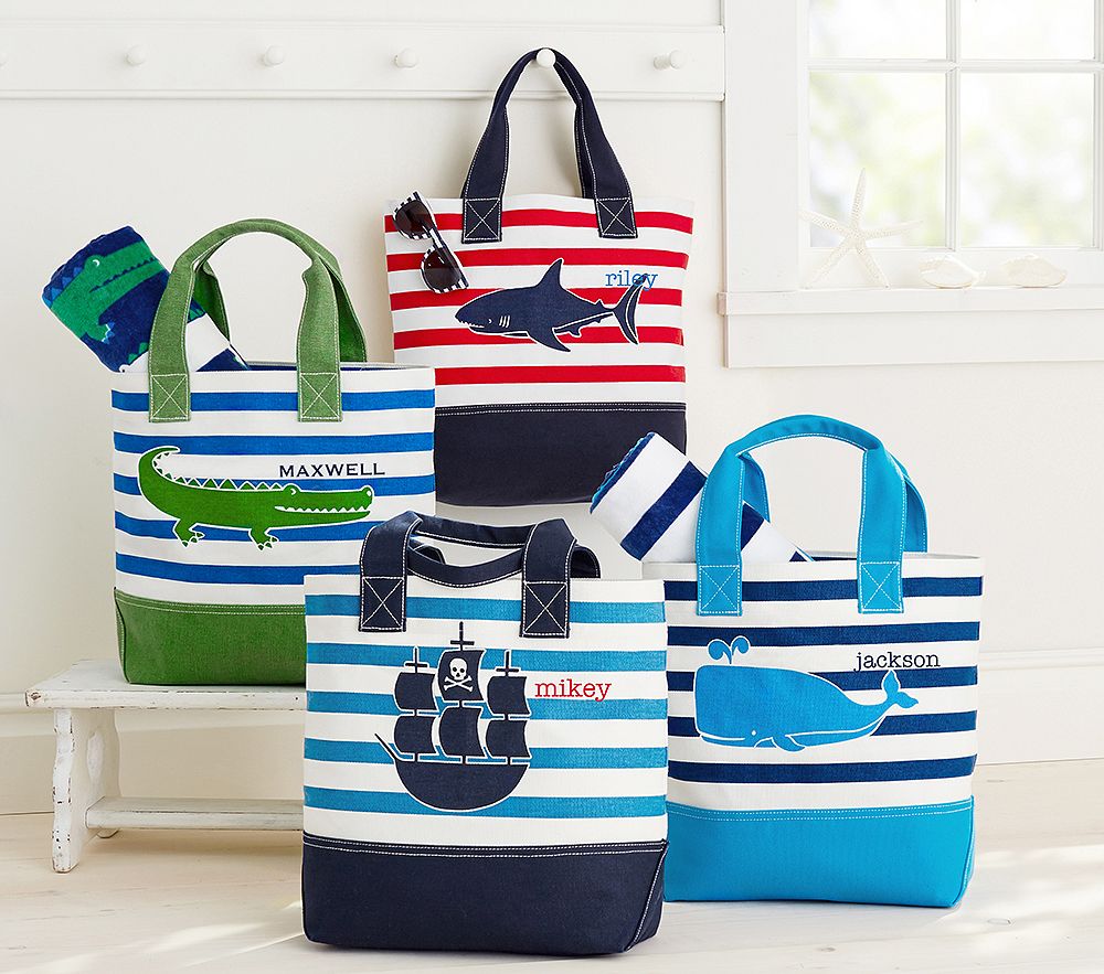 Boys' Preppy Stripe Kids Tote | Pottery Barn Kids