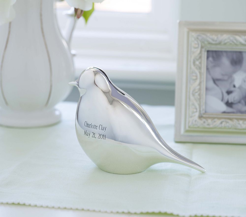 Silver Bird Bank | Pottery Barn Kids
