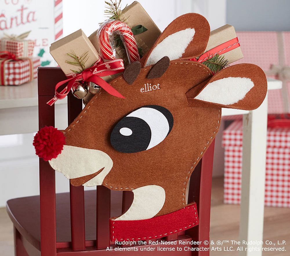 Rudolph the Red-Nosed Reindeer® Kids Chairbacker | Pottery Barn Kids