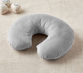 Solid Gray Boppy Pillow | Pottery Barn Kids