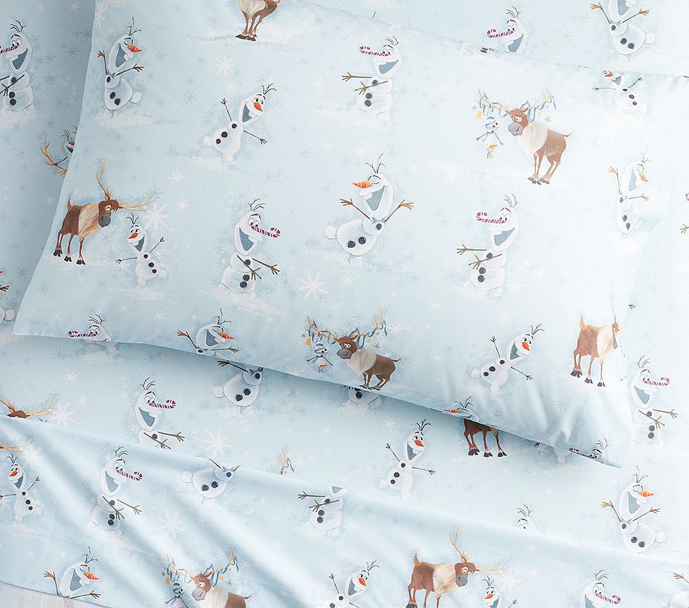 Disney Frozen Olaf Organic Kids' Sheet Set | Pottery Barn Kids