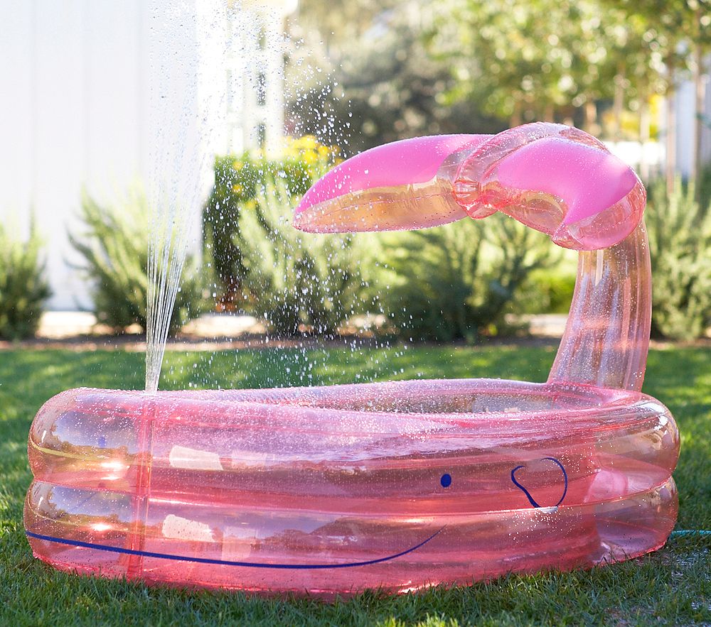 Pink Inflatable Whale Kiddie Pool | Outdoor Toys | Pottery Barn Kids