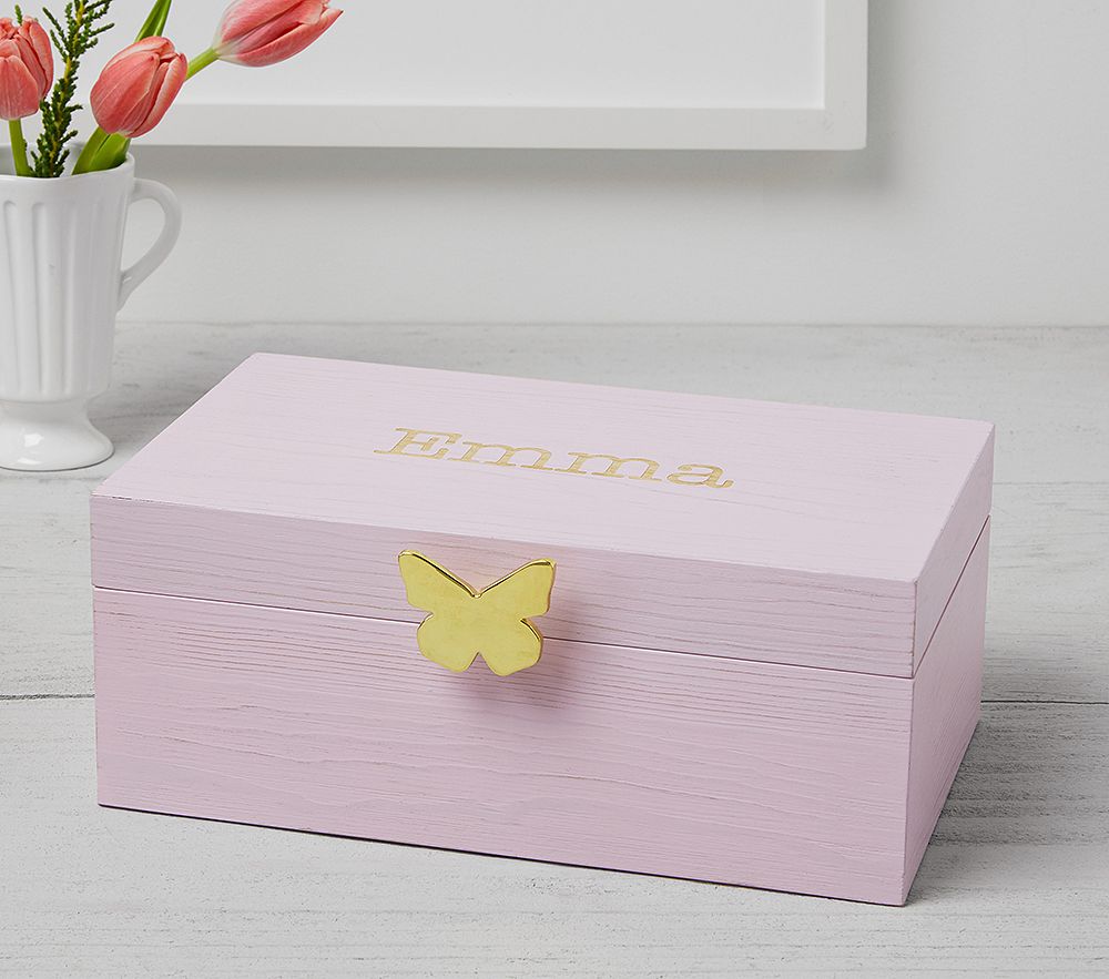 Pink Isabella Kids Jewelry Box | Pottery Barn Kids