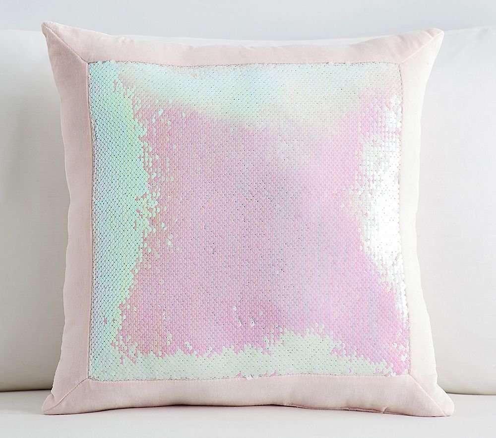 Sequin Framed Kids' Pillow | Pottery Barn Kids