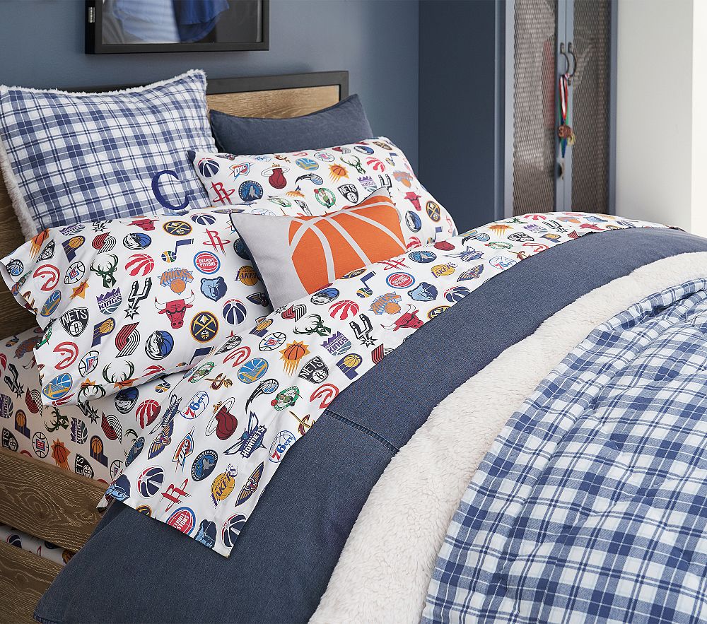 Organic NBA Kids' Sheet Set | Pottery Barn Kids