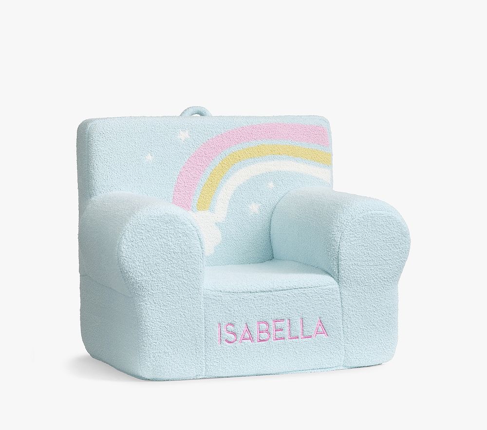 Kids Anywhere Chair®, Rainbow Fuzzy | Pottery Barn Kids