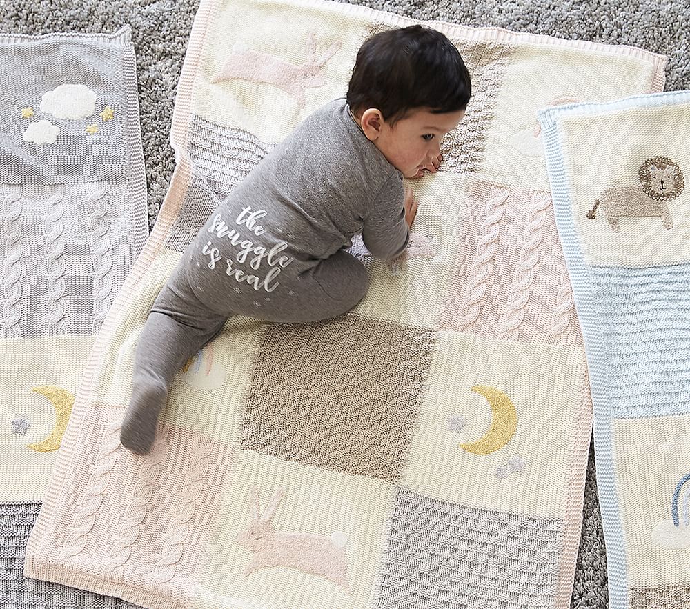 Heirloom Bunny Baby Blanket | Pottery Barn Kids