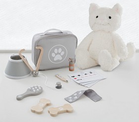 Imaginary Play Vet Kit & Cozy Cat Plush Set | Pottery Barn Kids