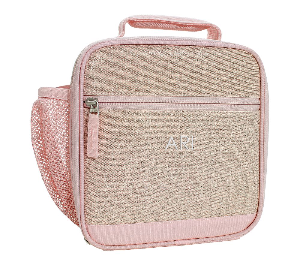 Mackenzie Blush/Gold Glitter Lunch Boxes | Pottery Barn Kids