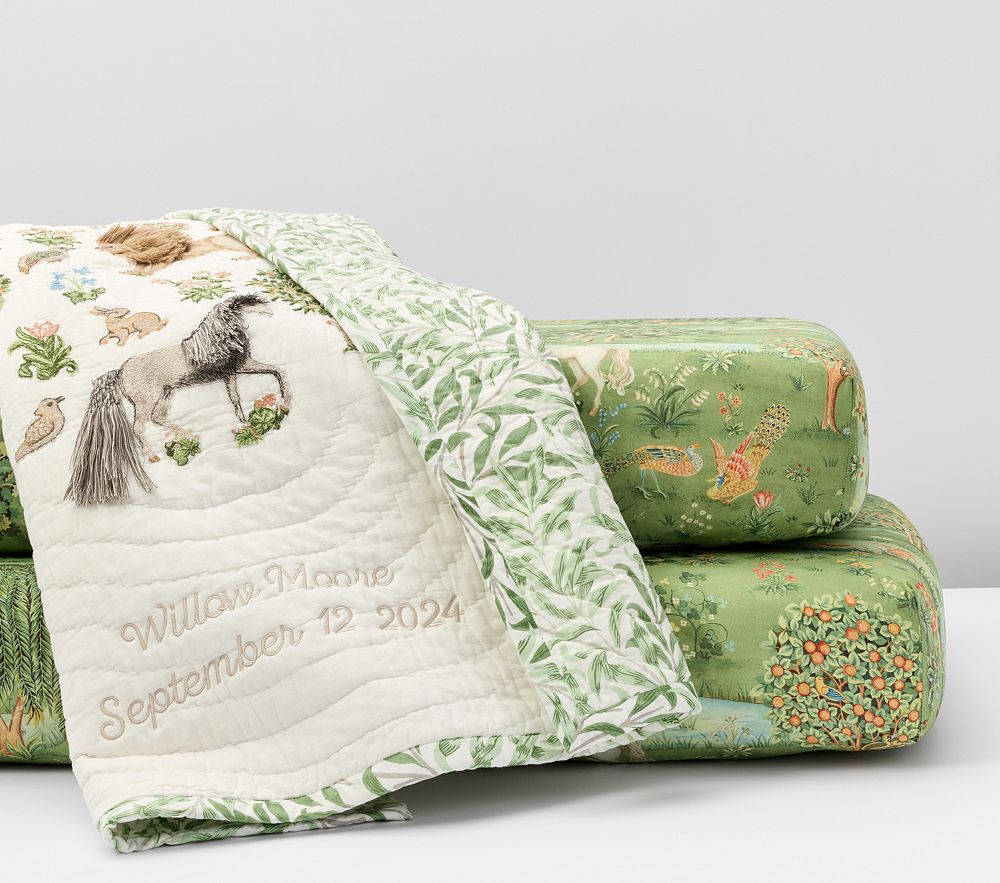 Morris & Co. Owl & Willow Baby Bedding Set | Pottery Barn Kids