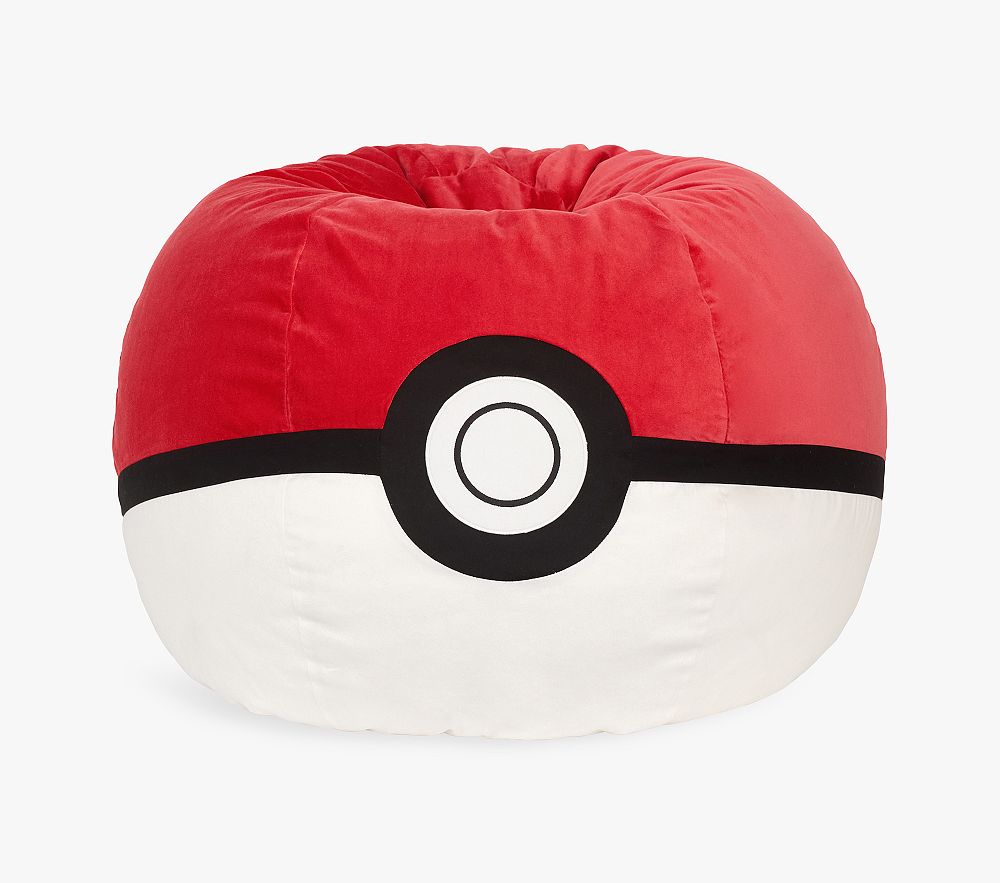 Anywhere Beanbag™, Pokémon Poké Ball Slipcover Only | Pottery Barn Kids