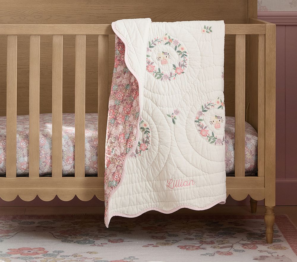 Hello Kitty® Heritage Baby Quilt | Pottery Barn Kids