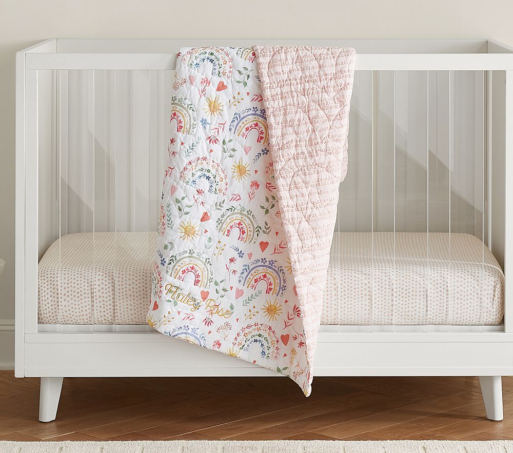 Heritage Rainbow Baby Quilt | Pottery Barn Kids