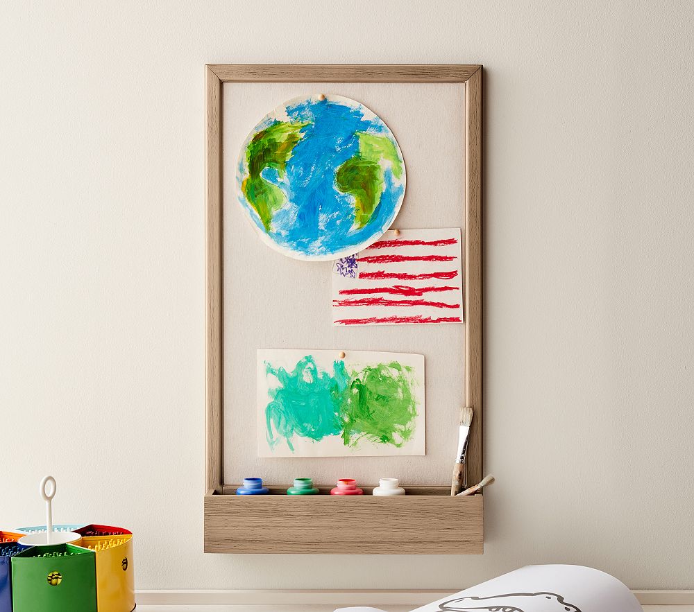 Collectors Mini Pinboard With Ledge (26" x 15") | Pottery Barn Kids