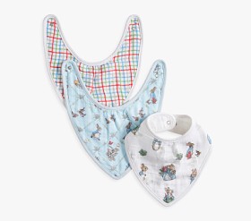 Peter Rabbit™ Organic Muslin Bib, Set of 3 | Pottery Barn Kids
