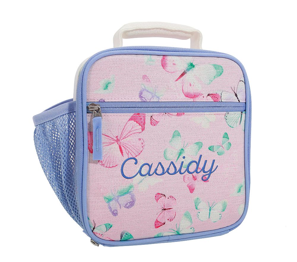 Metallic Butterflies Lunch Box | Pottery Barn Kids
