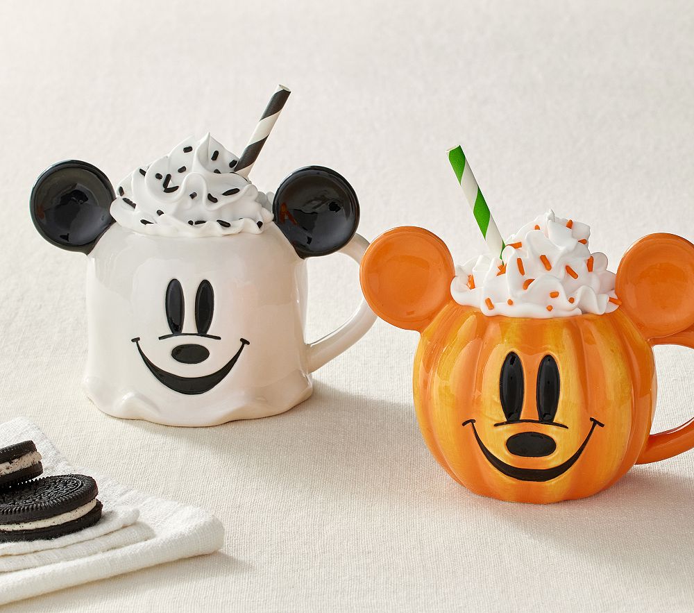 Disney Mickey Mouse Halloween Kids Mugs, Set of 2 | Pottery Barn Kids