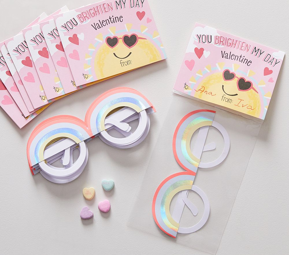 Classroom Valentine's Card, You Brighten My Day | Pottery Barn Kids