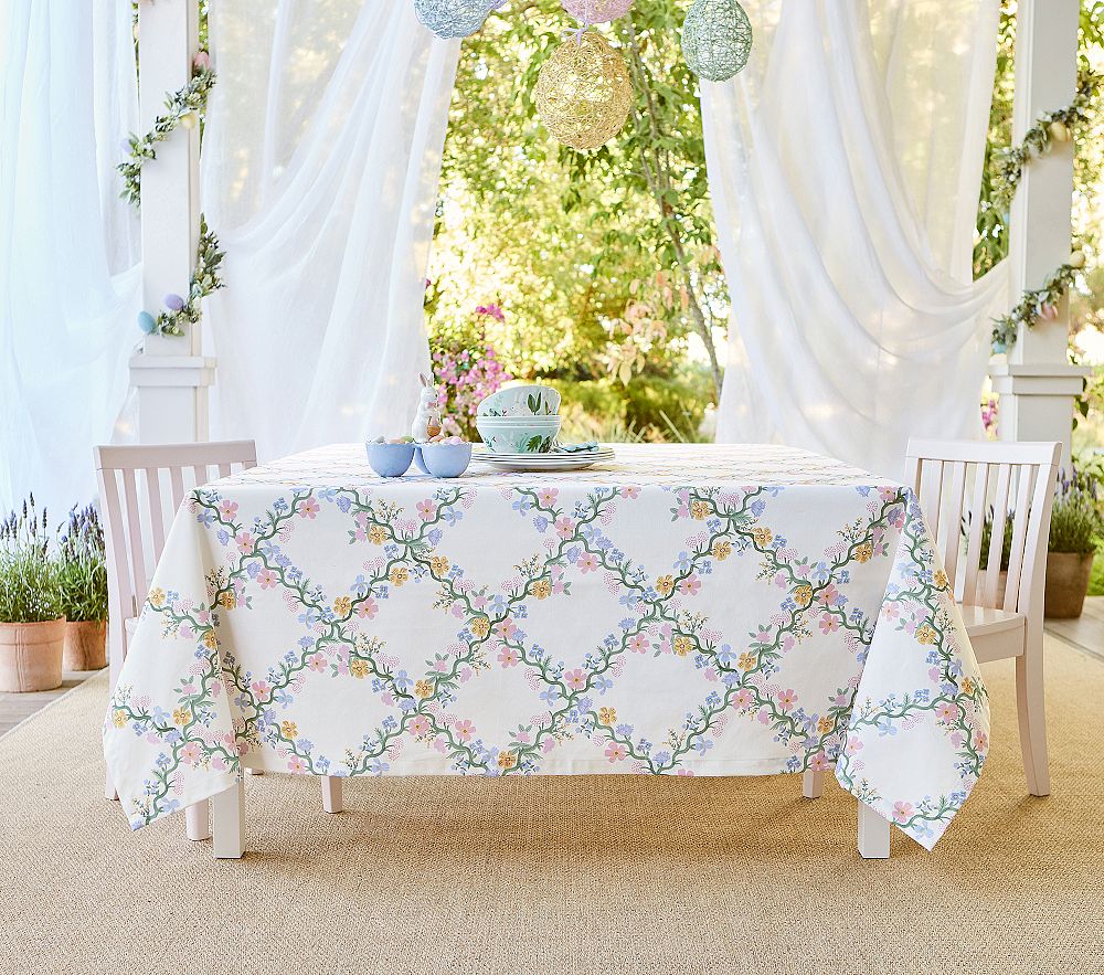Rifle Paper Co. Easter Wipeable Tablecloth | Pottery Barn Kids