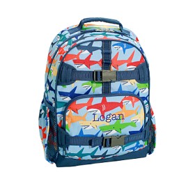 Mackenzie Multi Sharks Backpacks | Pottery Barn Kids