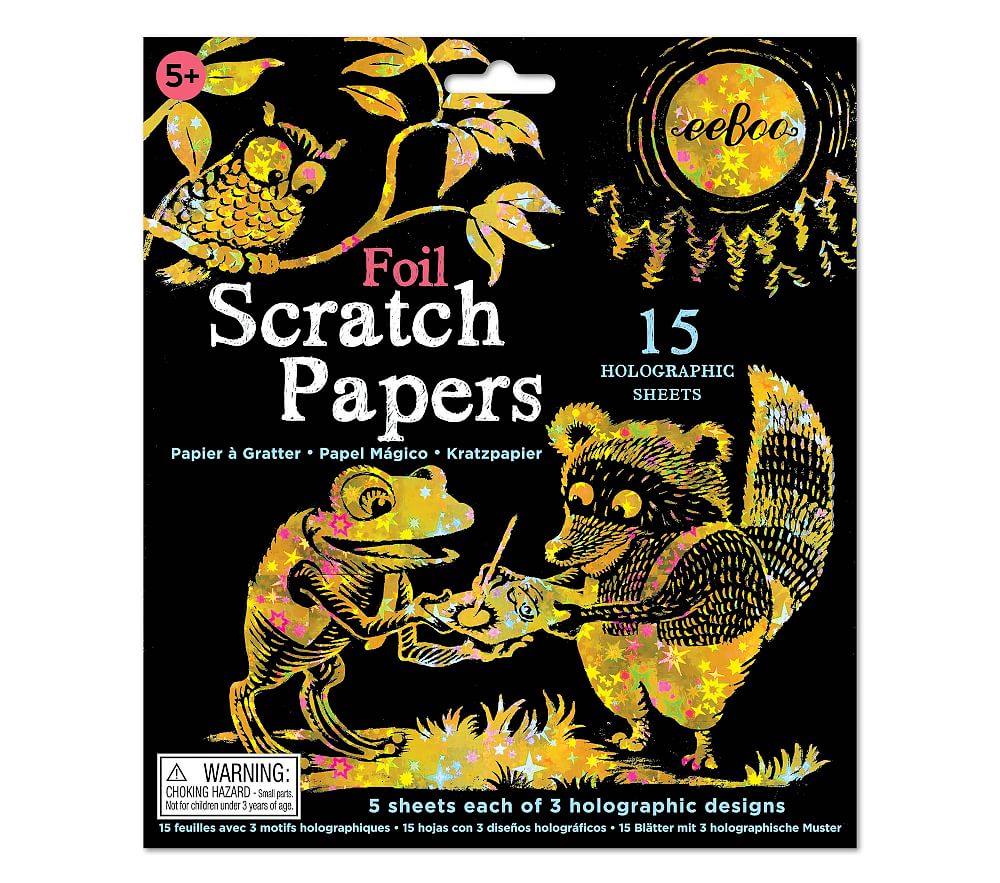 Foil Scratch Paper Set | Pottery Barn Kids