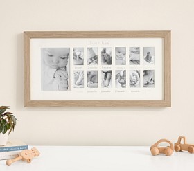 Vintage Wood First Year Frame | Baby Keepsake | Pottery Barn Kids