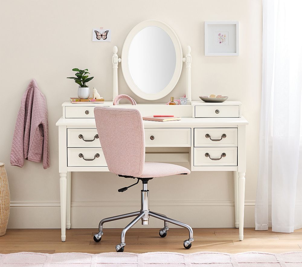 Blythe Vanity Desk Collection (48") | Pottery Barn Kids