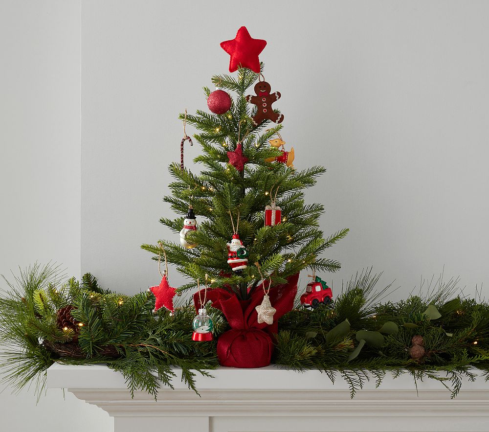 Mini Decorated Light-Up Christmas Tree | Pottery Barn Kids