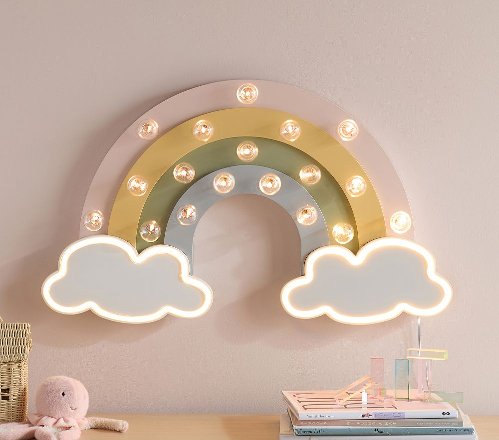 Rainbow Light Up Sign | Pottery Barn Kids