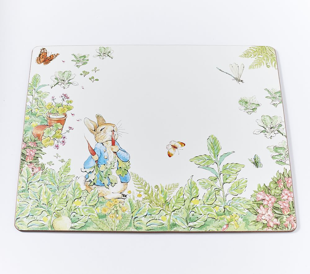 Peter Rabbit™ Garden Easter Placemat | Pottery Barn Kids