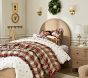Holiday Plaid Smocked Comforter & Shams | Pottery Barn Kids