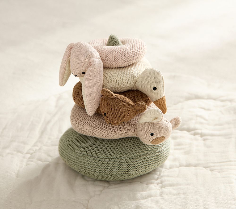 Natural Baby Critter Stacker | Pottery Barn Kids