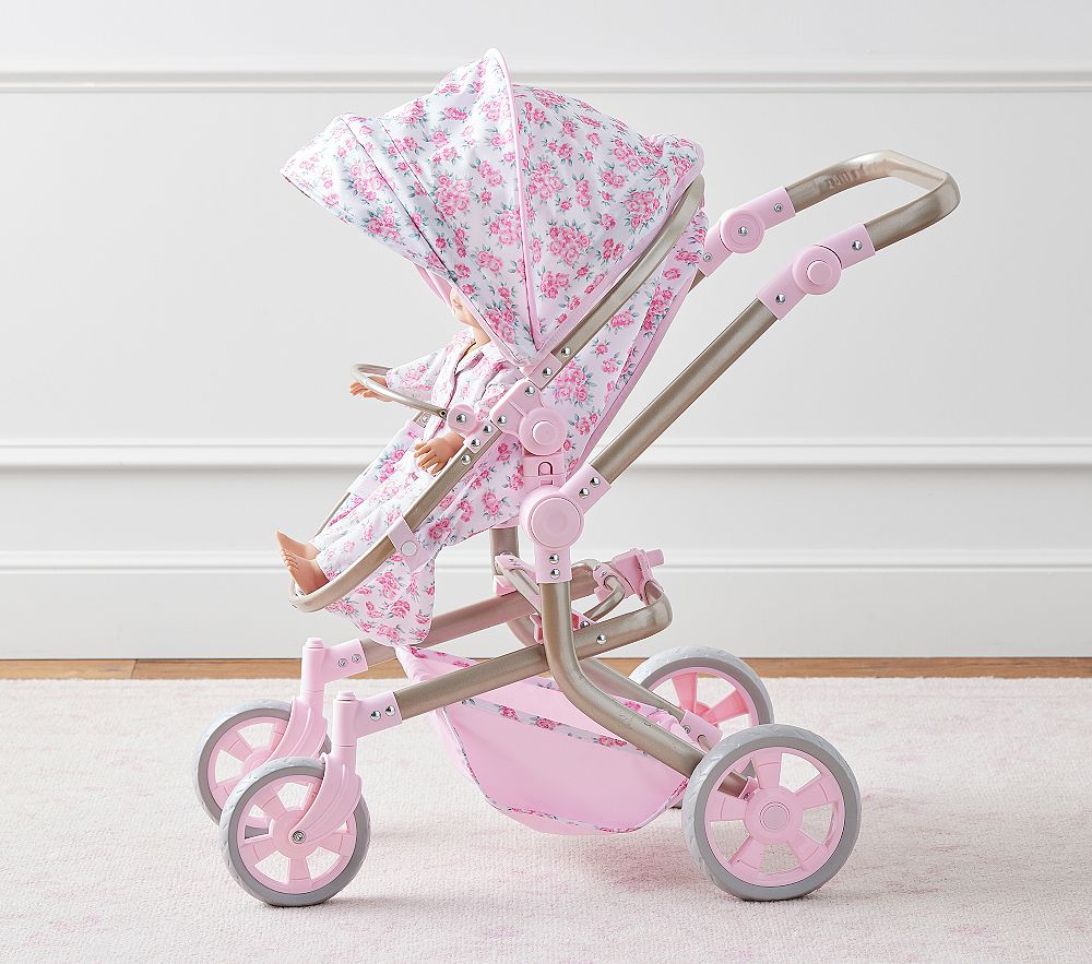 LoveShackFancy Antoinette Floral Convertible 3-In-1 Doll Stroller ...