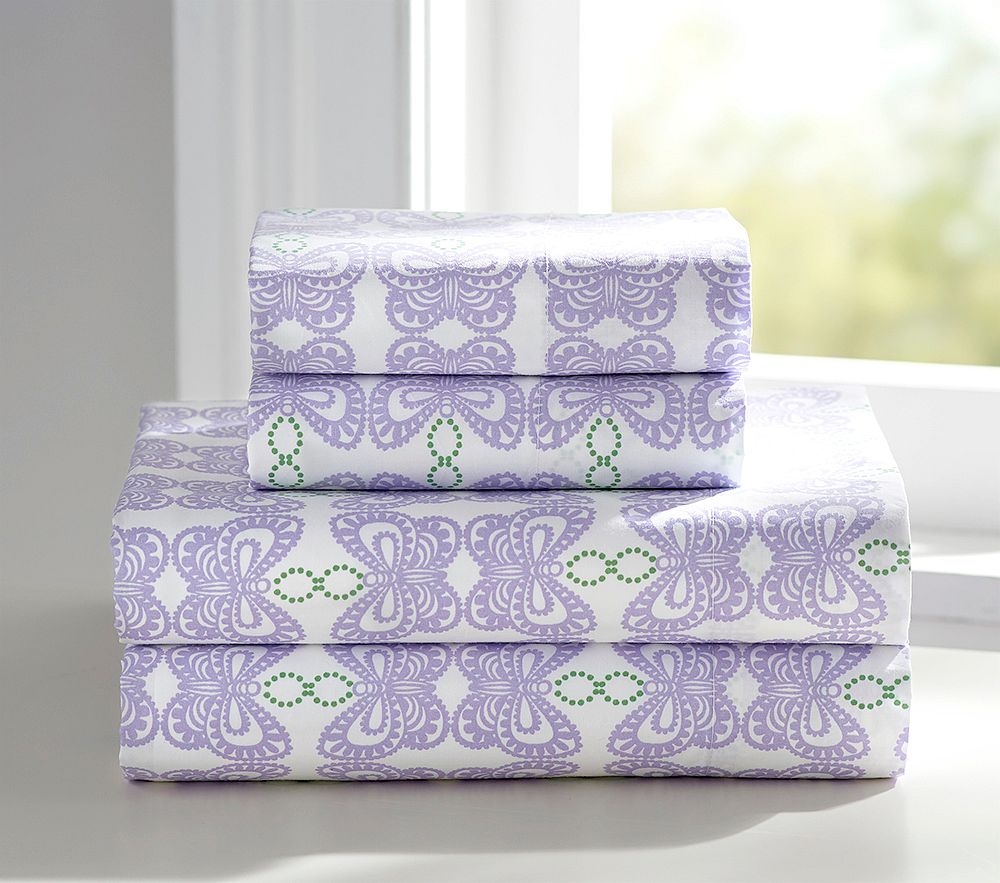 Spring Butterfly Kids' Sheet Set | Pottery Barn Kids