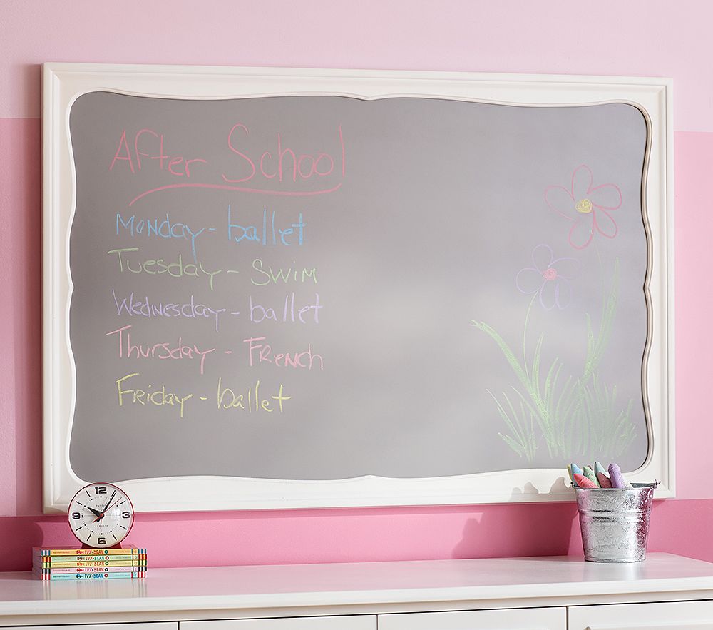 Soft Scroll Kids Chalkboard | Pottery Barn Kids