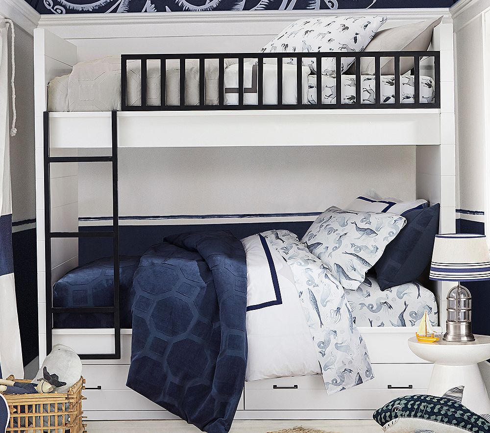 Organic Sea Monster Kids' Sheet Set | Pottery Barn Kids