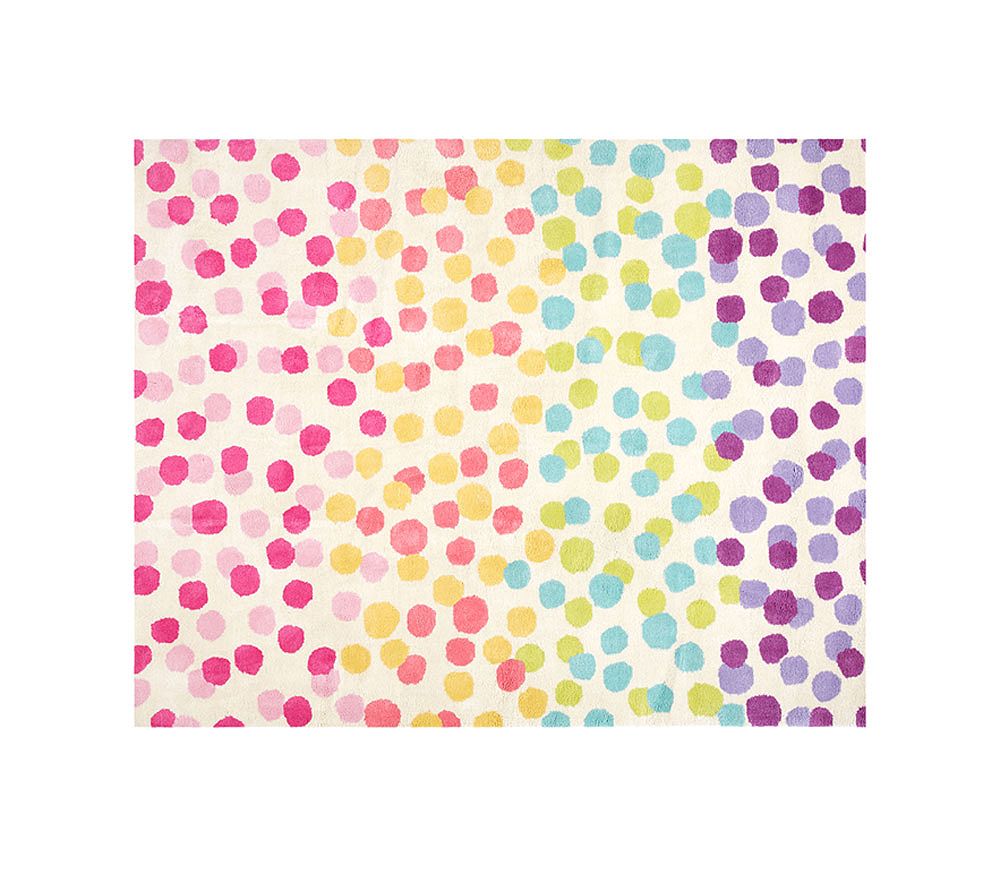 Rainbow Dot Rug | Patterned Rugs | Pottery Barn Kids