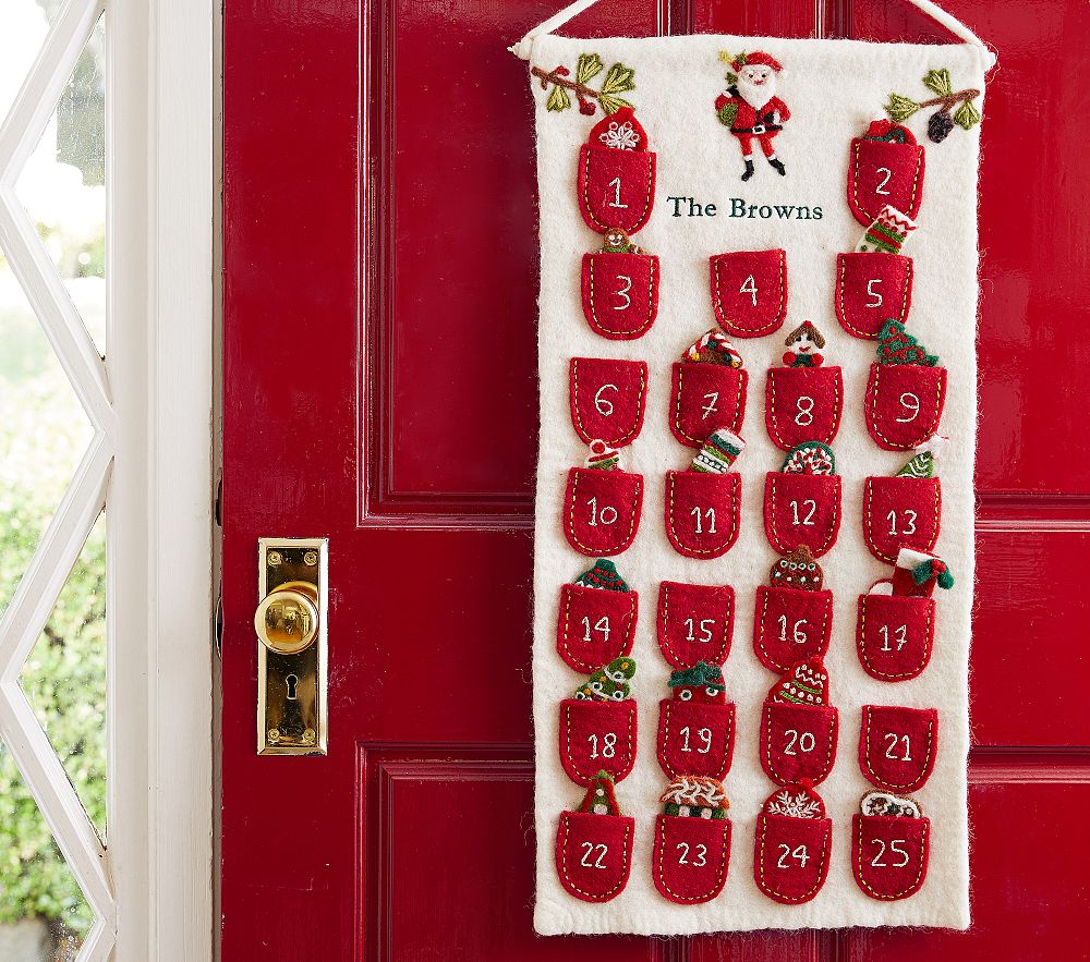 Felted Wool Kids Advent Calendar | Pottery Barn Kids