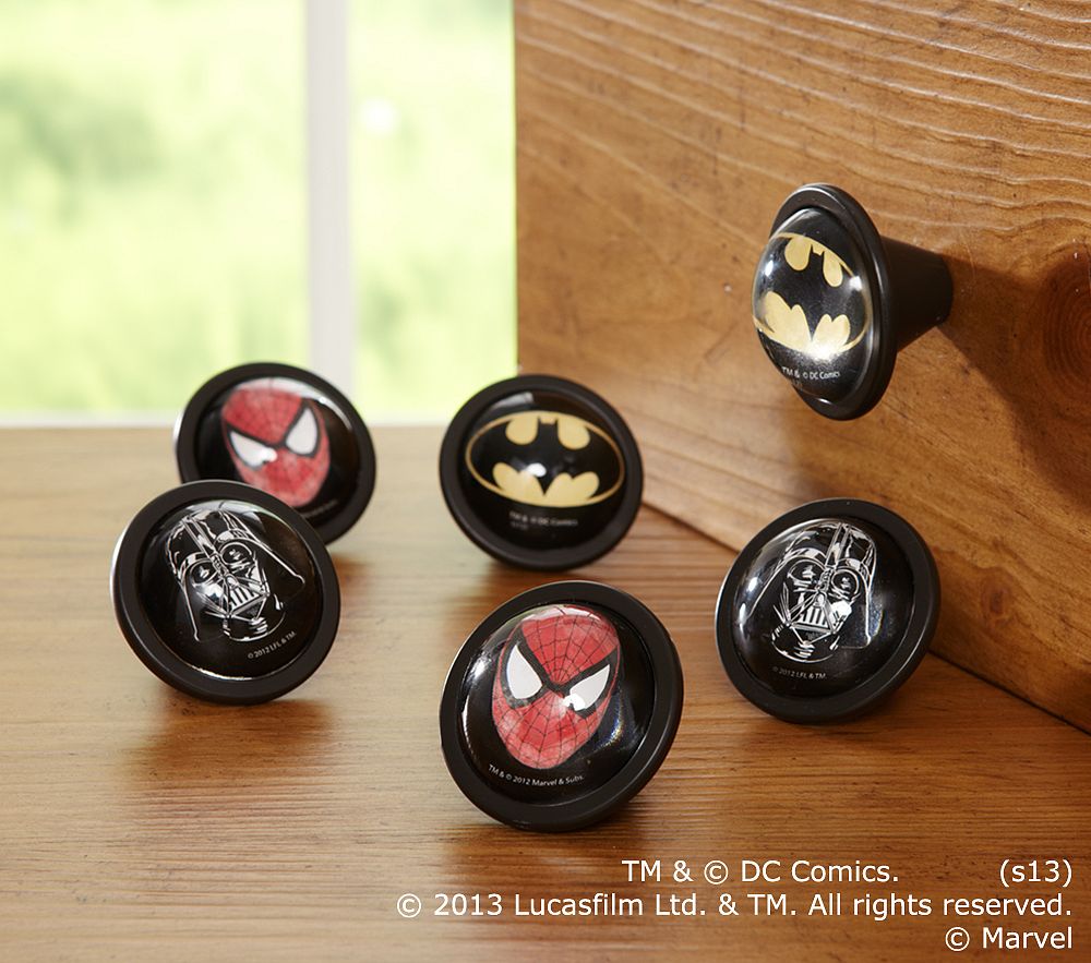 Superhero Kids Drawer Knobs | Pottery Barn Kids