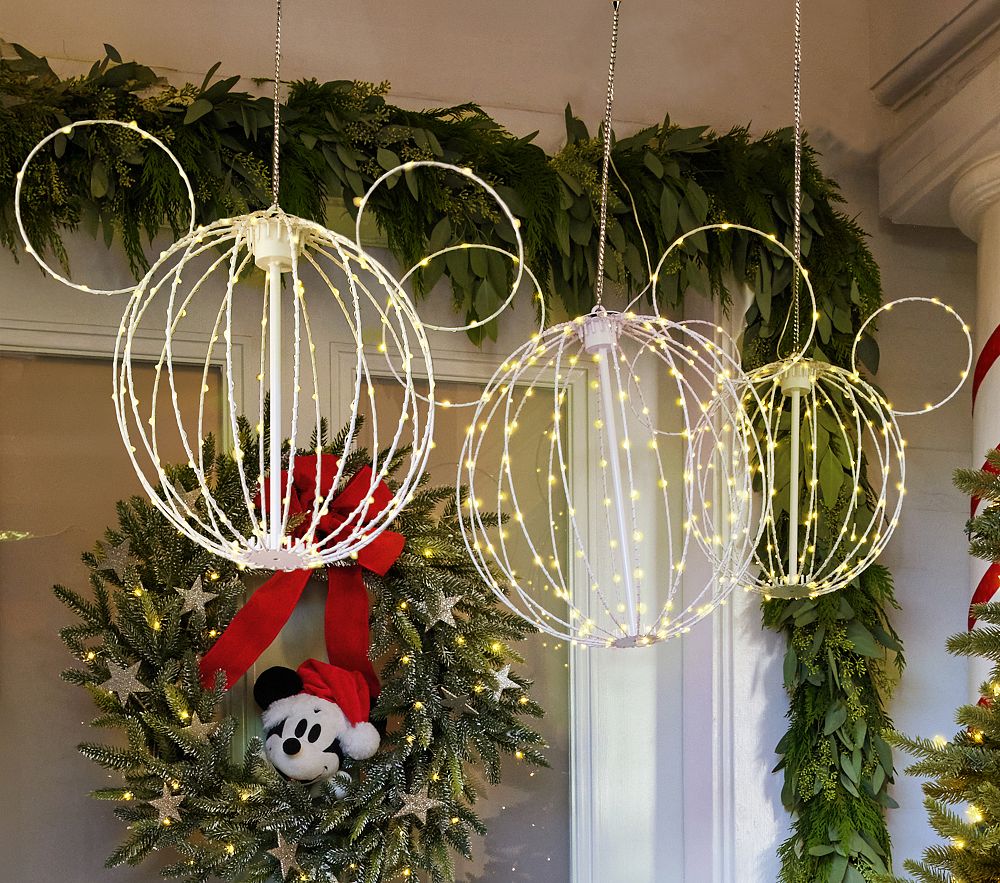 Disney Mickey Mouse Outdoor Light-Up Decor Set | Pottery Barn Kids