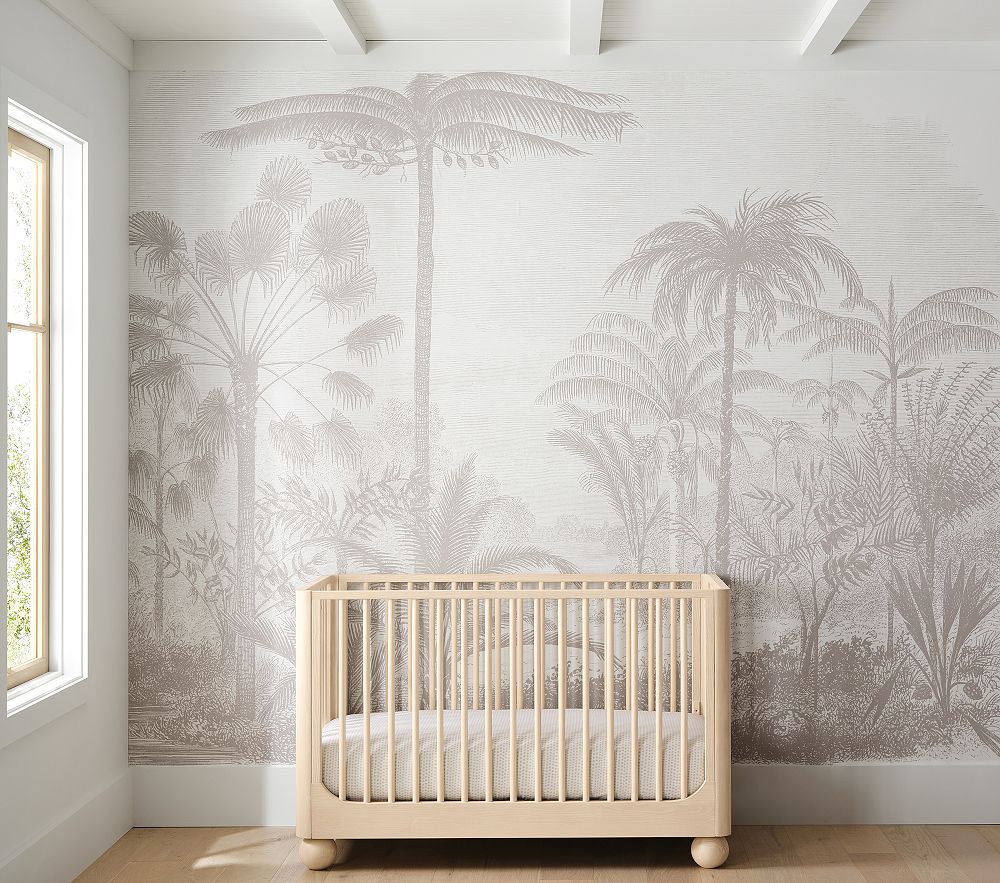 Wallpaperie Tropicale Etched Mural | Pottery Barn Kids