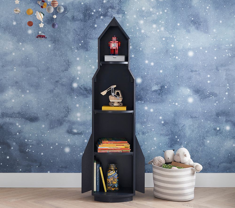 Spaceship Bookcase (23") Kids Storage | Pottery Barn Kids
