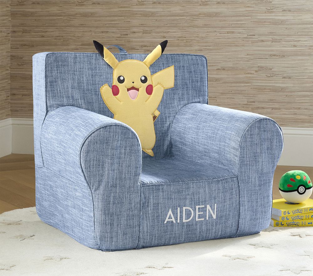 Kids Anywhere Chair® Pokémon Pikachu Slipcover | Pottery Barn Kids