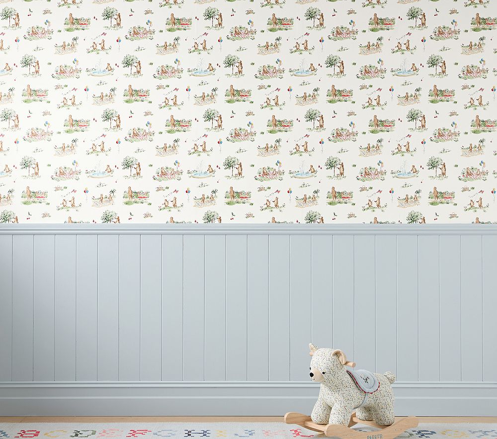 Riley Sheehey Menagerie Wallpaper | Pottery Barn Kids