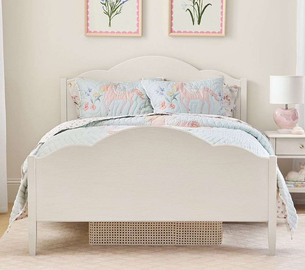 Willow Bed: Elegant Kids' Bed with Curved Headboard | Pottery Barn Kids
