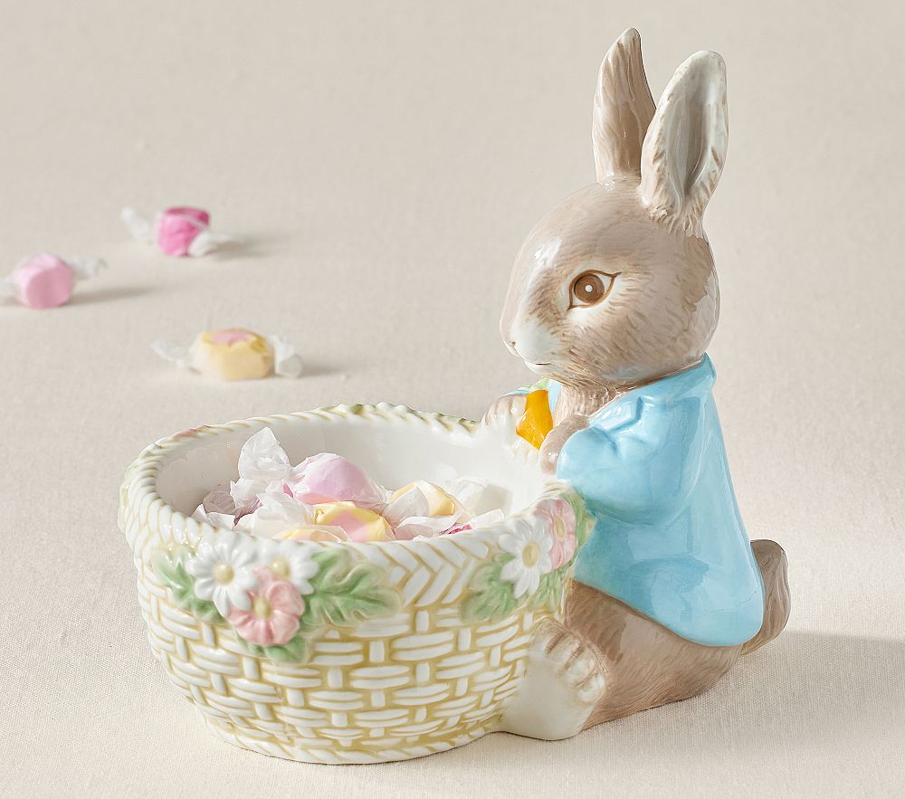 Peter Rabbit™ Garden Carrots for Bunny Ceramic Bowl | Pottery Barn Kids