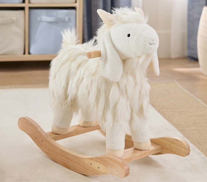Highland Cow Critter Plush Nursery Rocker | Pottery Barn Kids