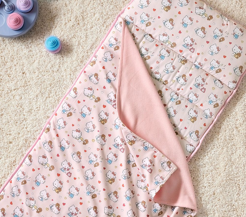 Mackenzie Hello Kitty® Hearts Nap Mat | Pottery Barn Kids