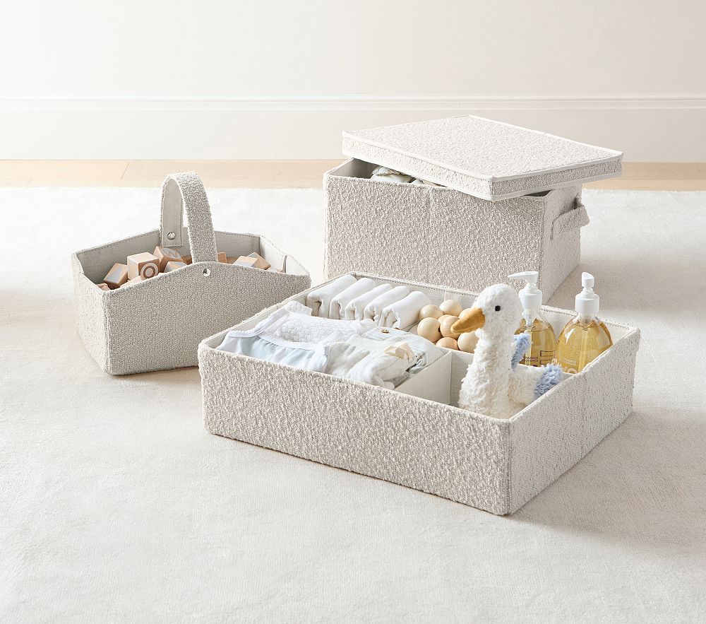 Boucle Nursery Storage Organizer | Pottery Barn Kids